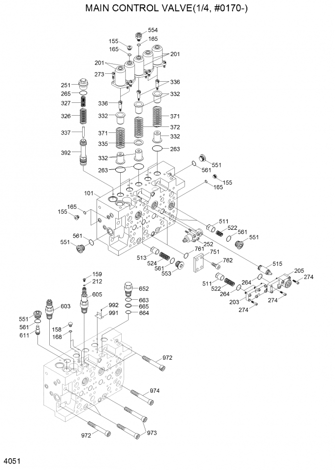 31NA-17110 Hyundai HCE Main Control Valve KMX32N B45005A For R455