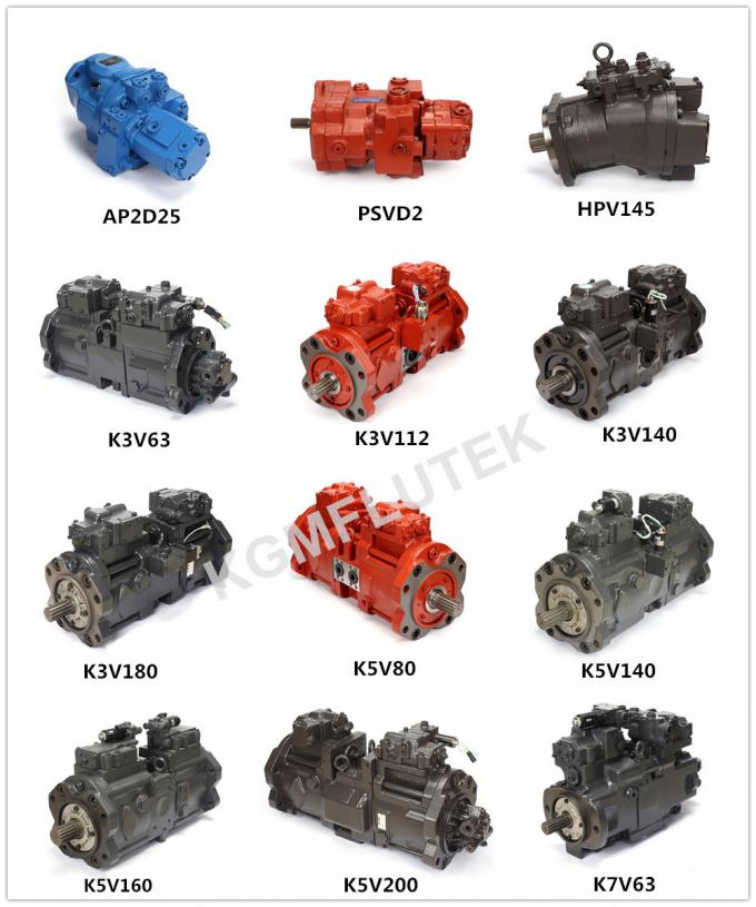 4667614 Excavator Hydraulic Fan Pump K3V63S-104L-1F29 For EX1200-5